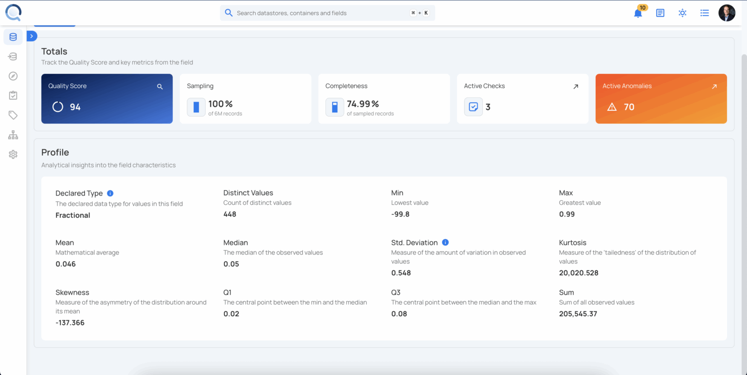 Automated Data Quality Monitoring - Qualytics